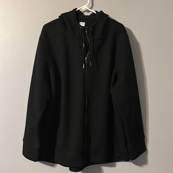 Time and Tru | Jackets & Coats | Time And Tru 2x Black Zip Up Hooded ...